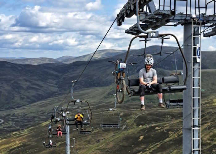 Summer Chairlift at Glenshee Ski Centre